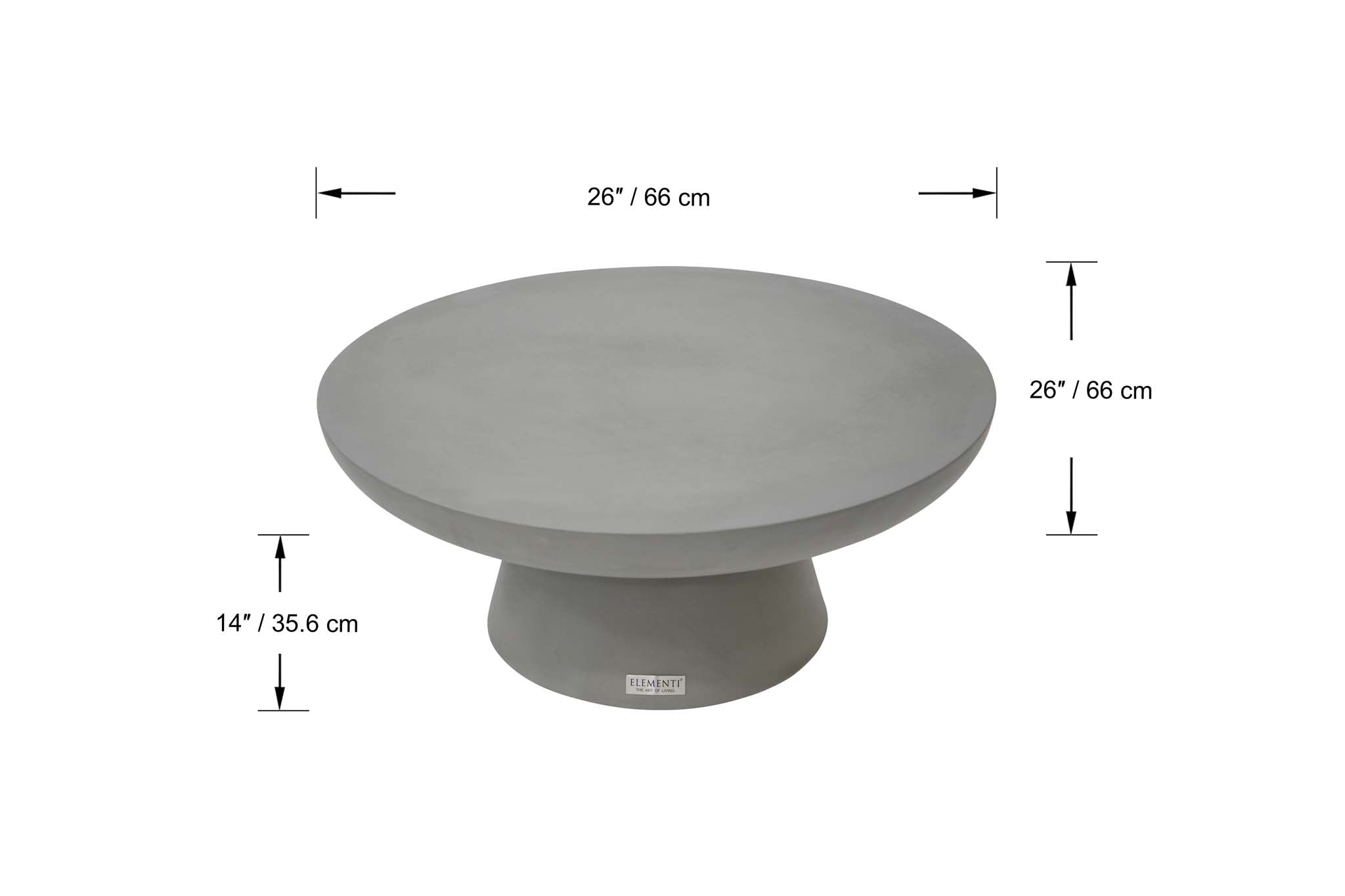 Shop Elementi Kylix Series Coffee Tables for Indoors and Outdoors ...