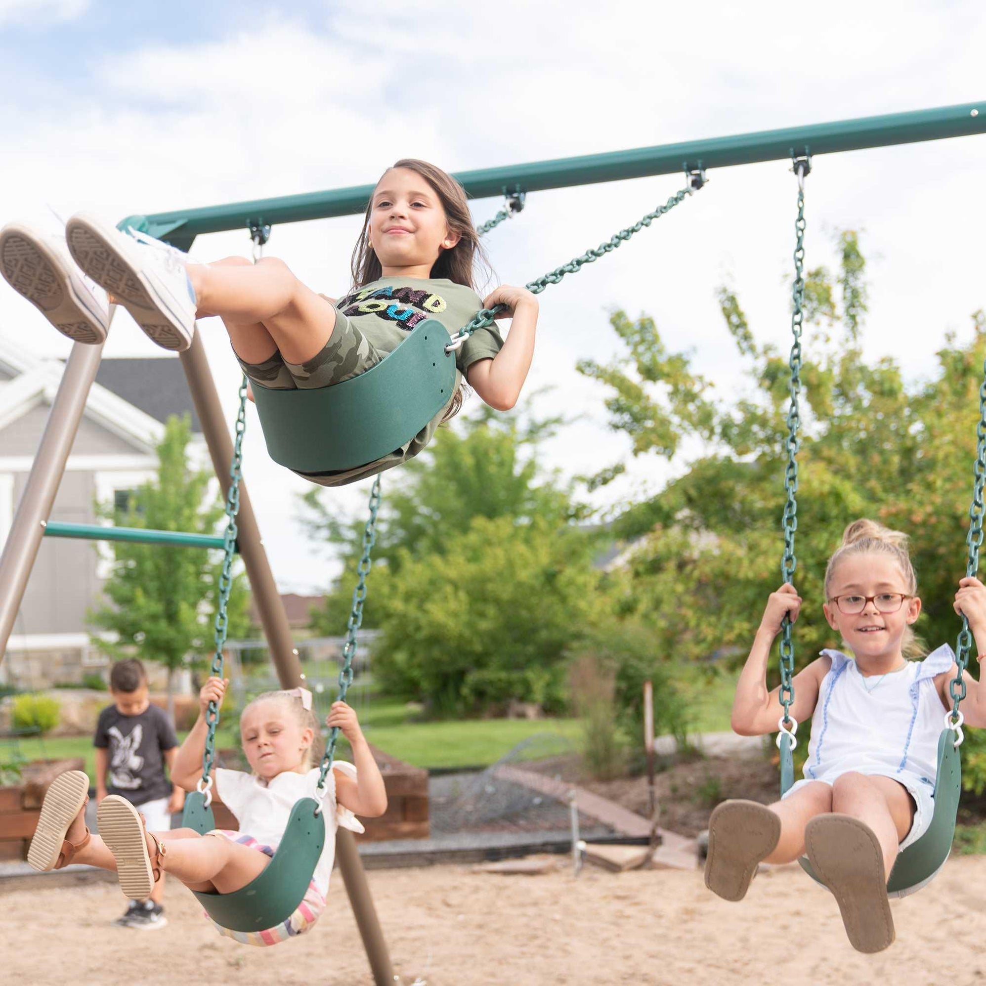 Lifetime Monkey Bar Swing Set: Backyard Adventure for Kids — Backyard Oasis
