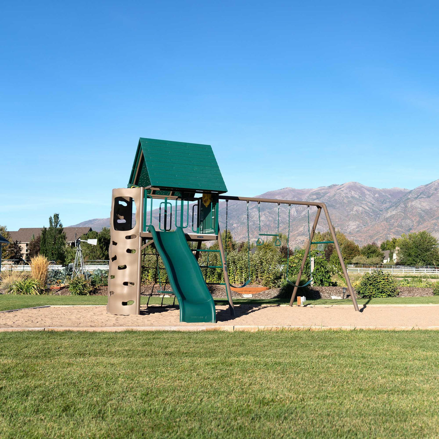 Lifetime Big Stuff Swing Set: Outdoor Fun for Kids -Shop Now — Backyard ...