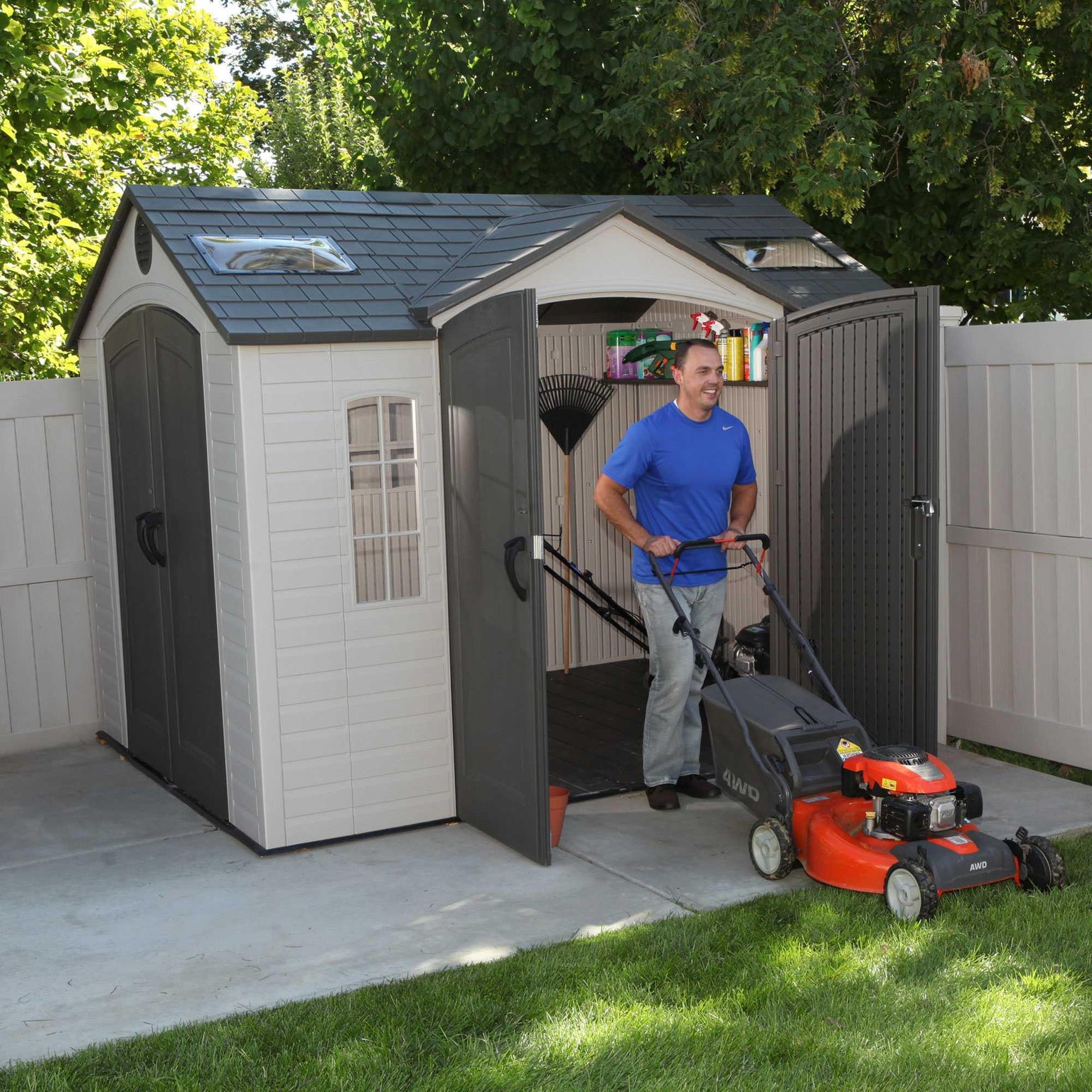 Discover Lawn Mower Storage Sheds For Sale | Large Enough For Most ...