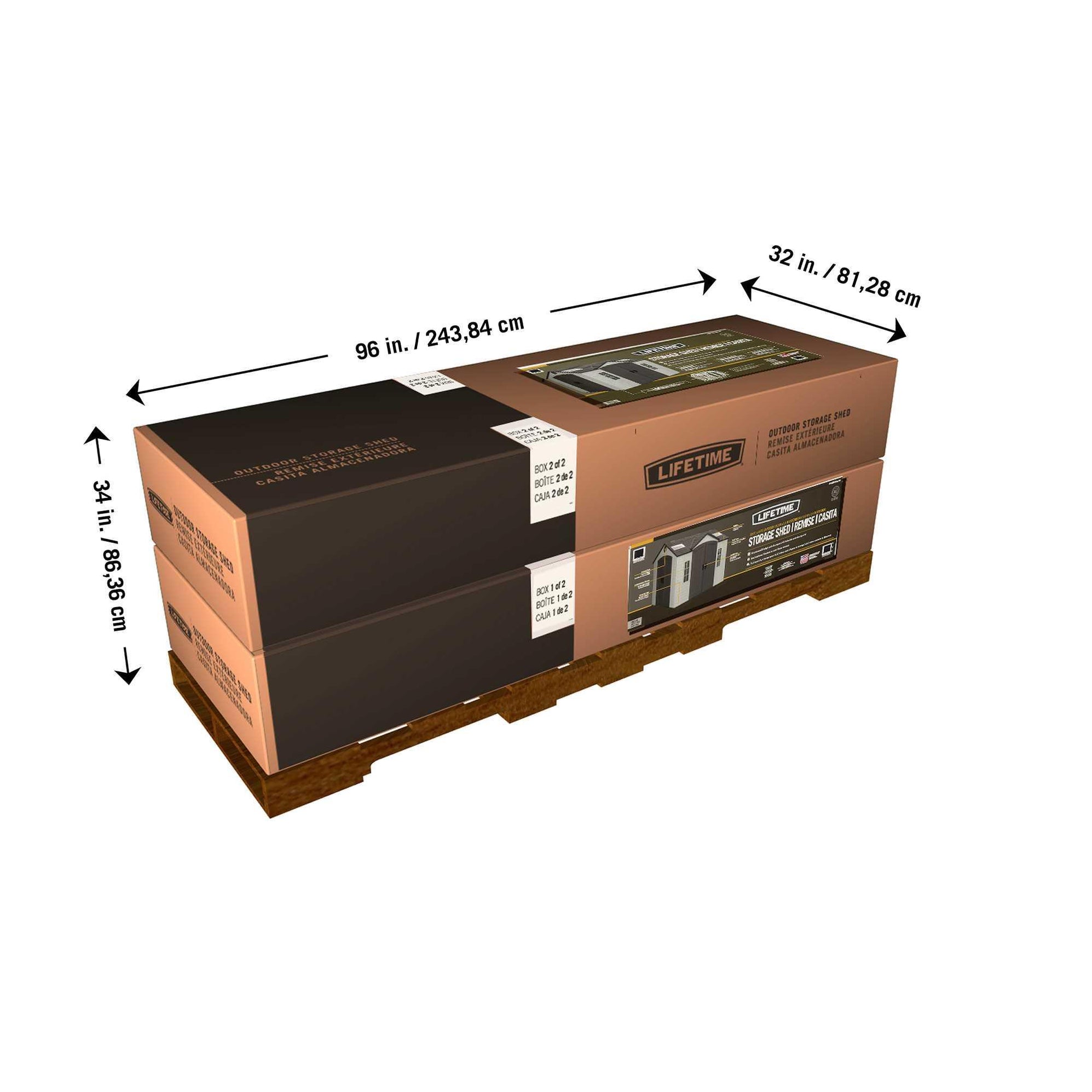 Lifetime 10 Ft. X 8 Ft. Outdoor Storage Shed 60001 - Shop Now ...