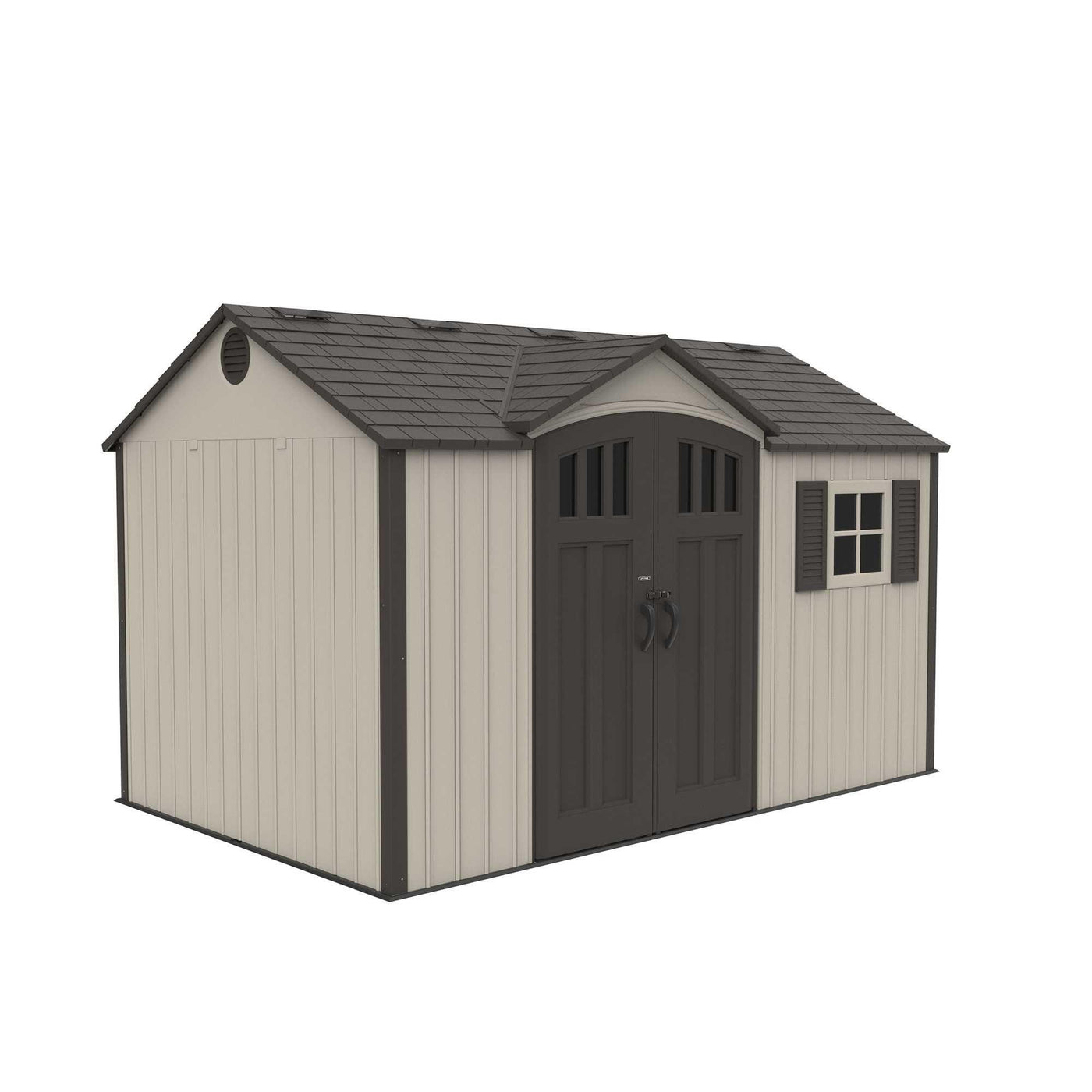Lifetime 12.5x8 Outdoor Storage Shed | Durable & Spacious — Backyard Oasis