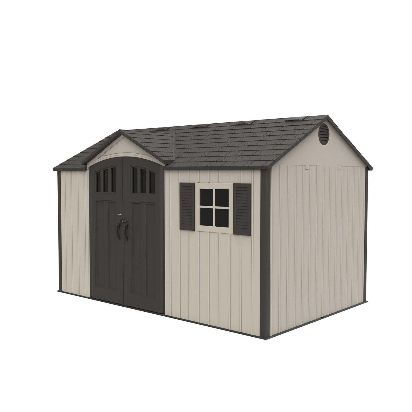 Lifetime 12.5x8 Outdoor Storage Shed | Durable & Spacious — Backyard Oasis