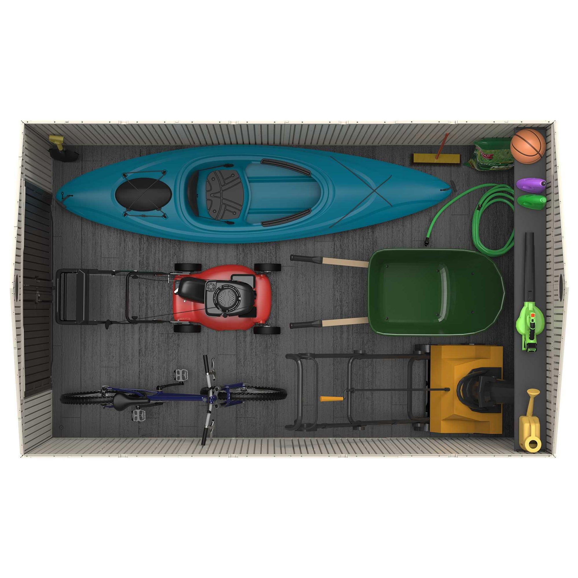 Lifetime 12.5x8 Outdoor Storage Shed | Durable & Spacious — Backyard Oasis