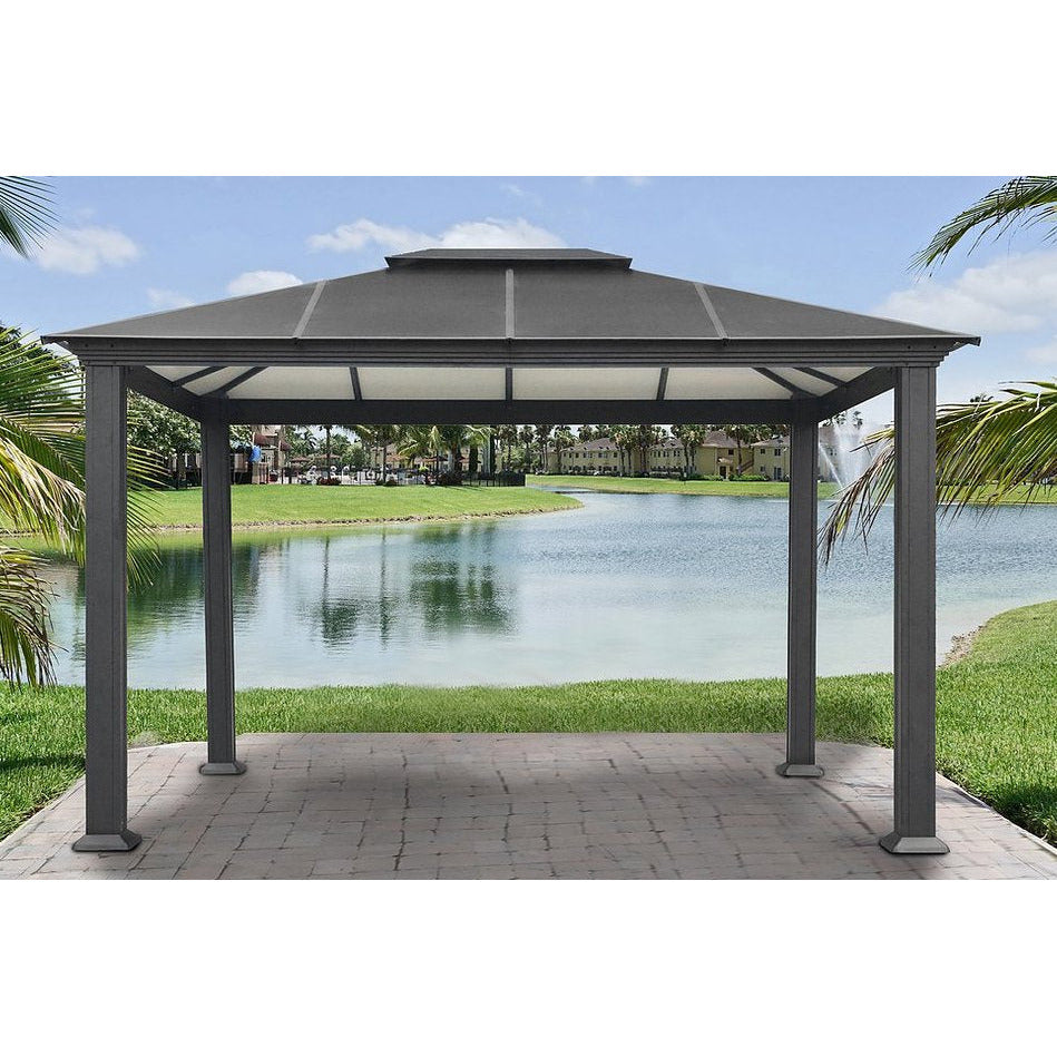 Santa Monica Hard Top Gazebo | Outdoor Shelter for All Season ...